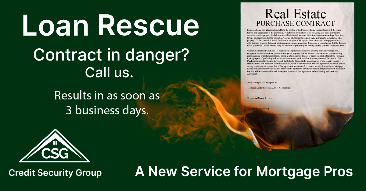 Loan Rescue | Credit Security Group